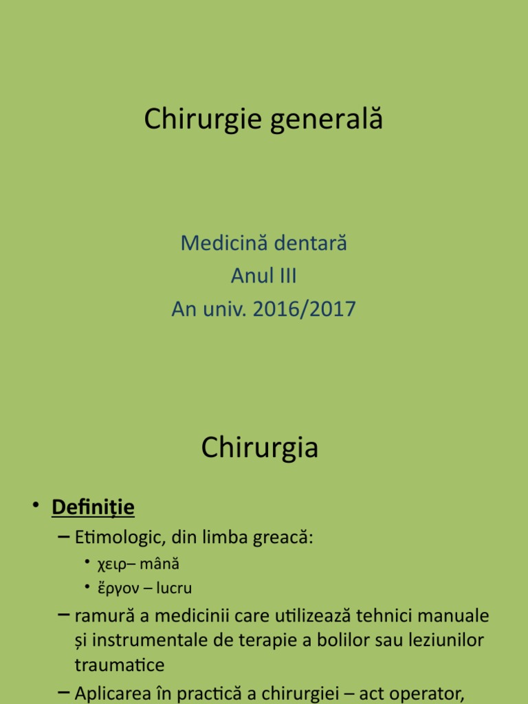 Curs 1 Istoric, Definitii | PDF