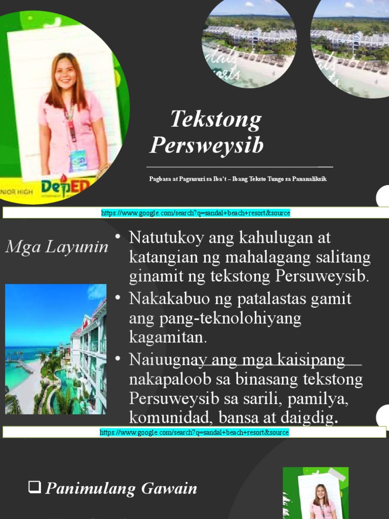 Tekstong Persweysib | PDF