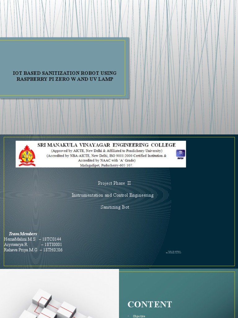 Iot Based Sanitization Robot Using Raspberry Pi Zero W and Uv Lamp | Download Free PDF ...
