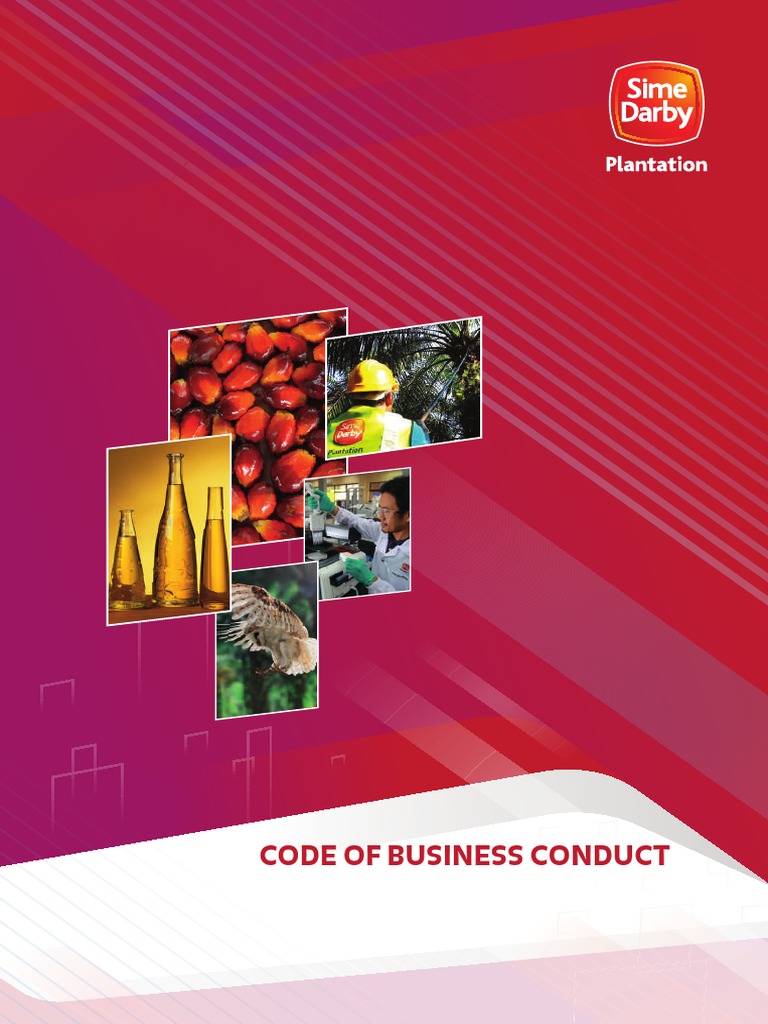 Code of Business Conduct: Sime Darby Plantation | PDF | Bribery ...