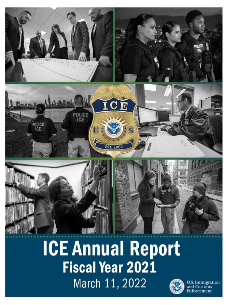 ICE Annual Report Fiscal Year 2021 | PDF