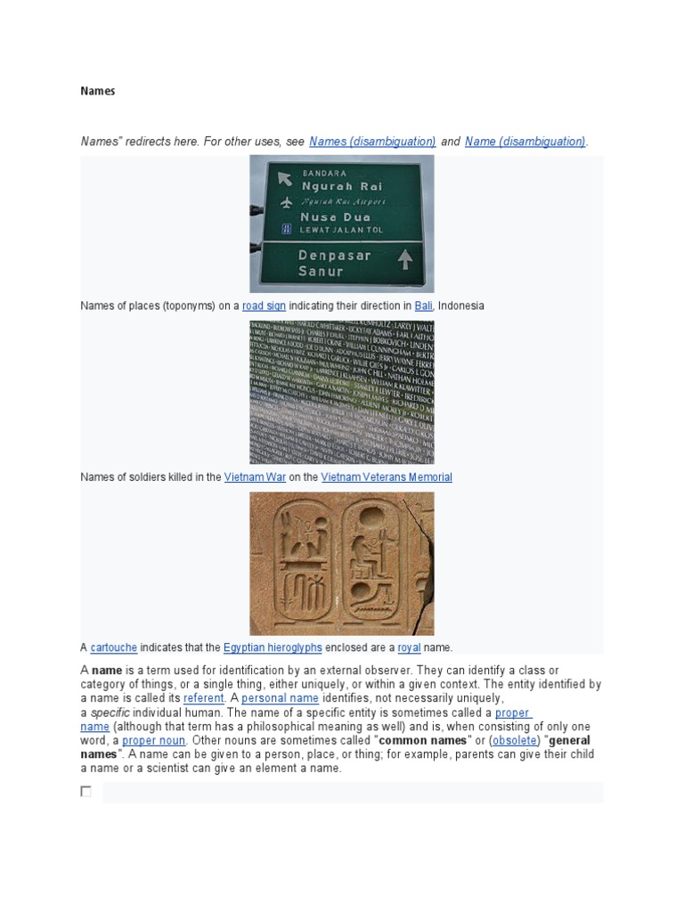 Names and Naming Conventions: A Comprehensive Overview of Personal Names, Types of Names, and ...