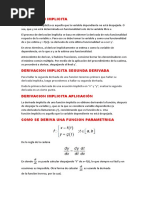 Funciones Implícitas y Explícitas | PDF | Derivado | Función (Matemáticas)