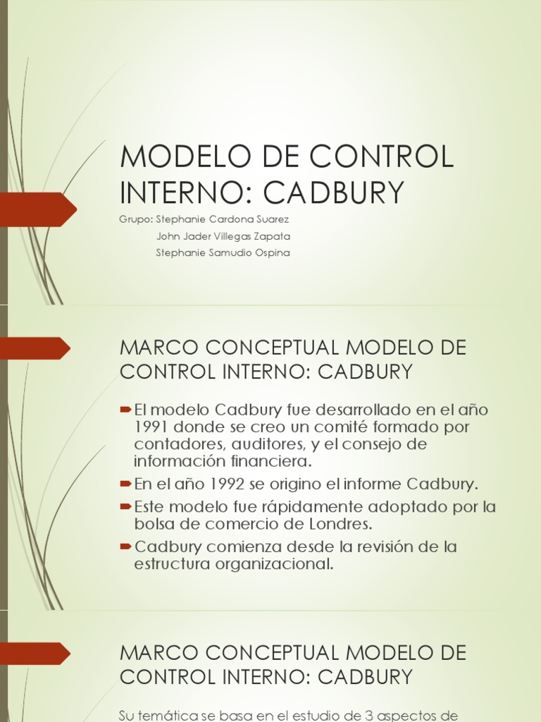 Modelo de Control Interno | PDF