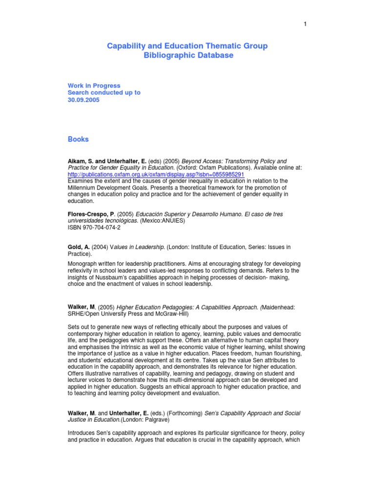 Education & Capability Insights | PDF | Literacy | Gender