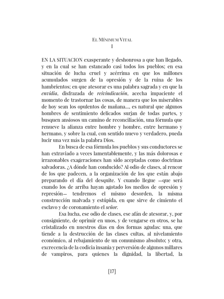 Alberto Masferrer - El Minimun Vital | PDF | Justicia | Crimen y violencia