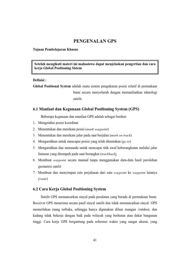 SIG - Pertemuan 08 - VClass06 - Materi GPS | PDF | Sains & Matematika ... SIG - Pertemuan 08 - VClass06 - Materi GPS | PDF | Sains & Matematika ...