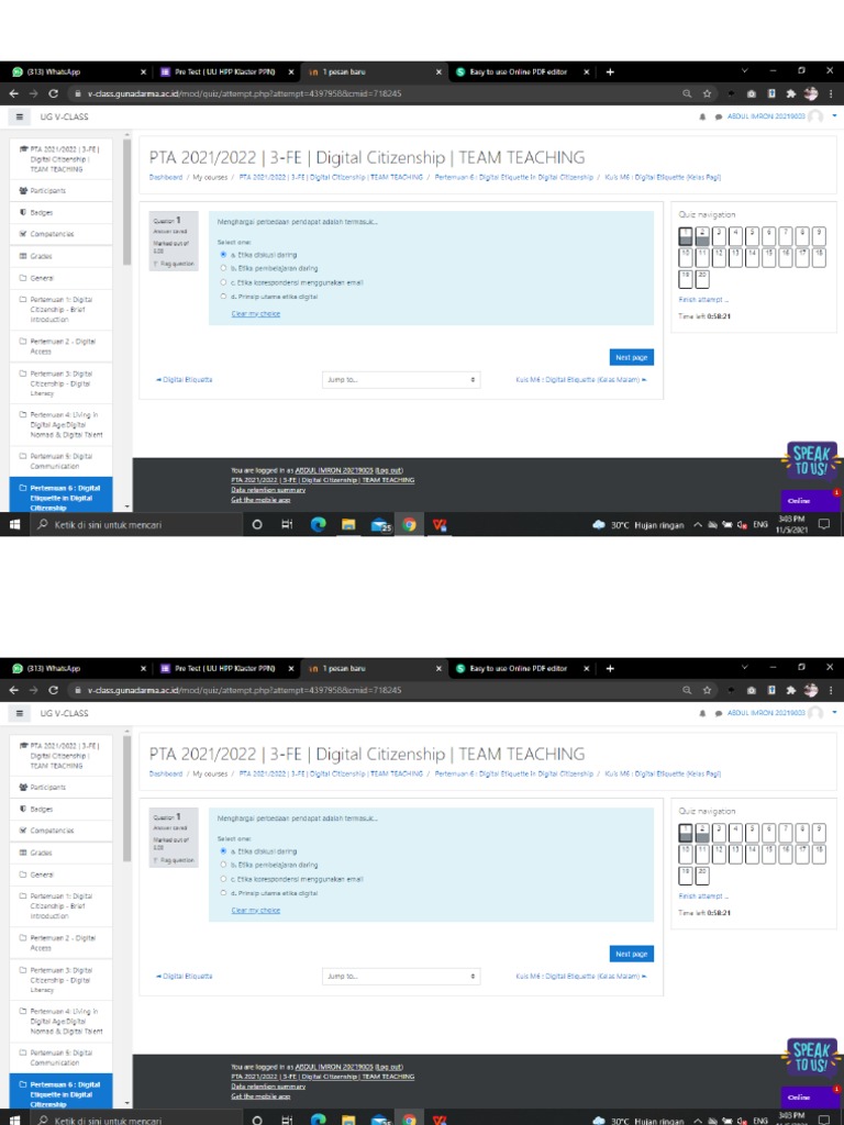 Kuis M6 - Team Teaching | PDF