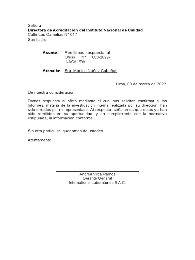 Formato De Respuesta A Oficio - Image to u Formato De Respuesta A Oficio - Image to u