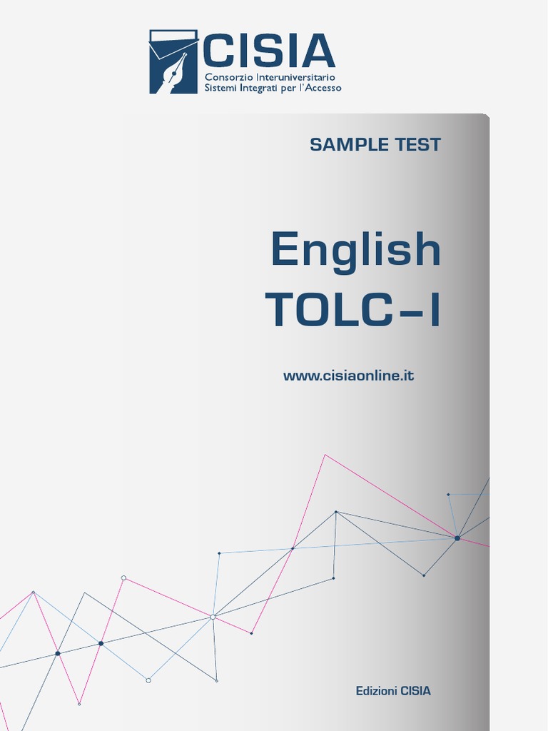 Esempio Di Prova English TOlC-I | PDF | Fat | Coconut