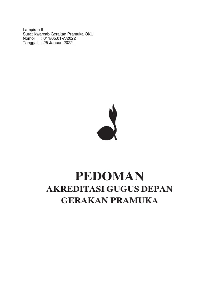 Lampiran 2 Pedoman Instrumen Akreditasi Gudep 2022 | PDF