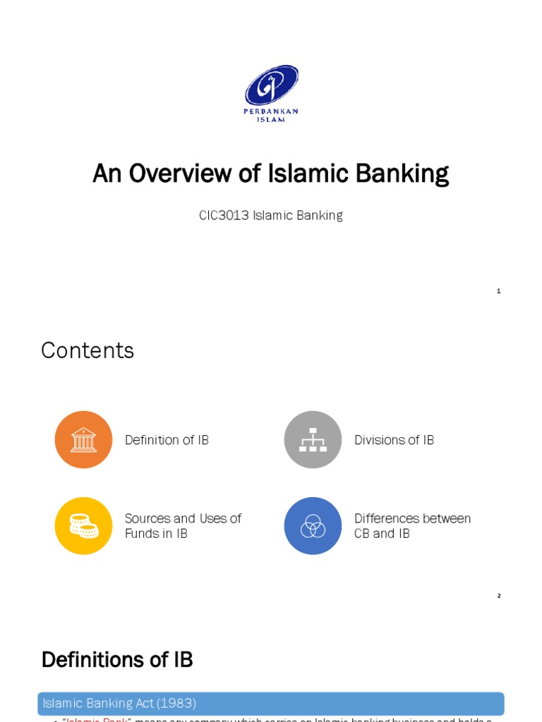 An Overview of Islamic Banking-Merged | PDF | Islamic Banking And ...