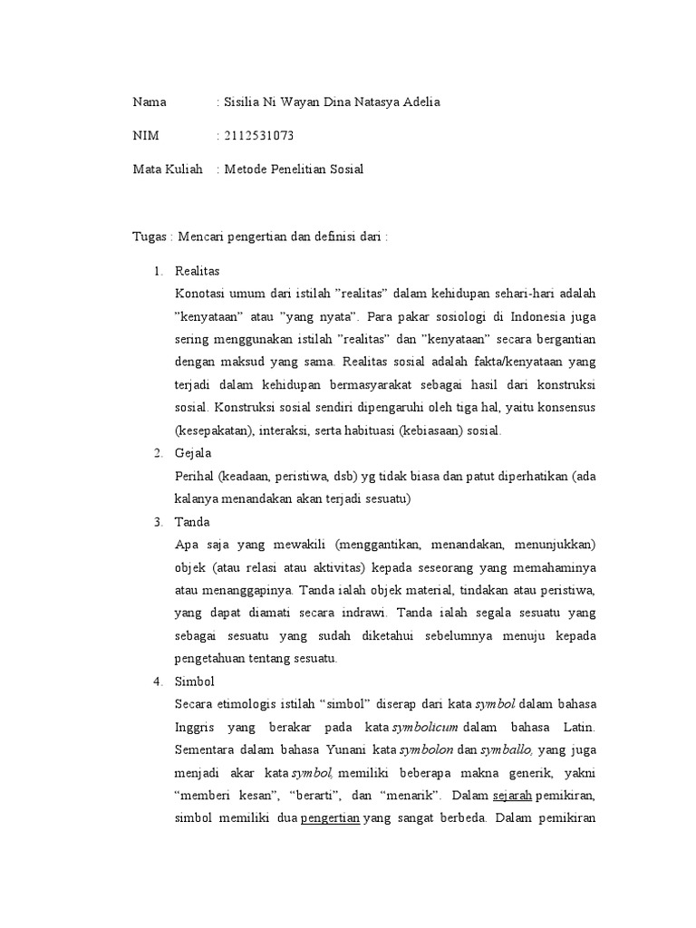 073 - Tugas 1 MPS Sisilia Dina | PDF