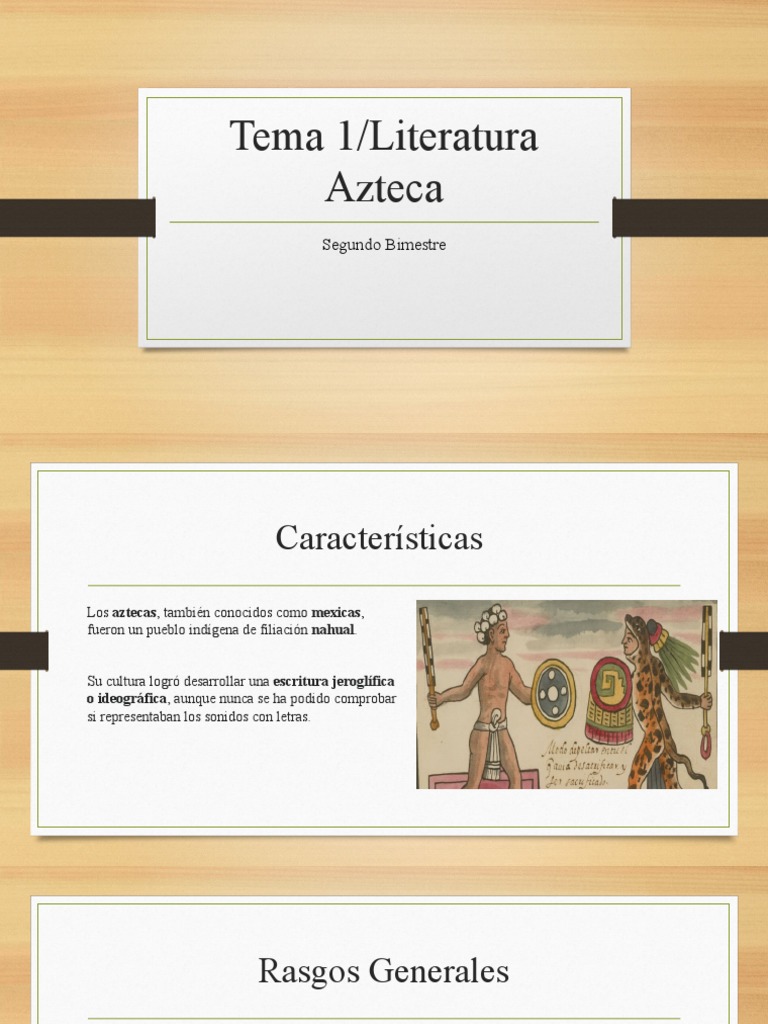 Literatura Azteca | PDF