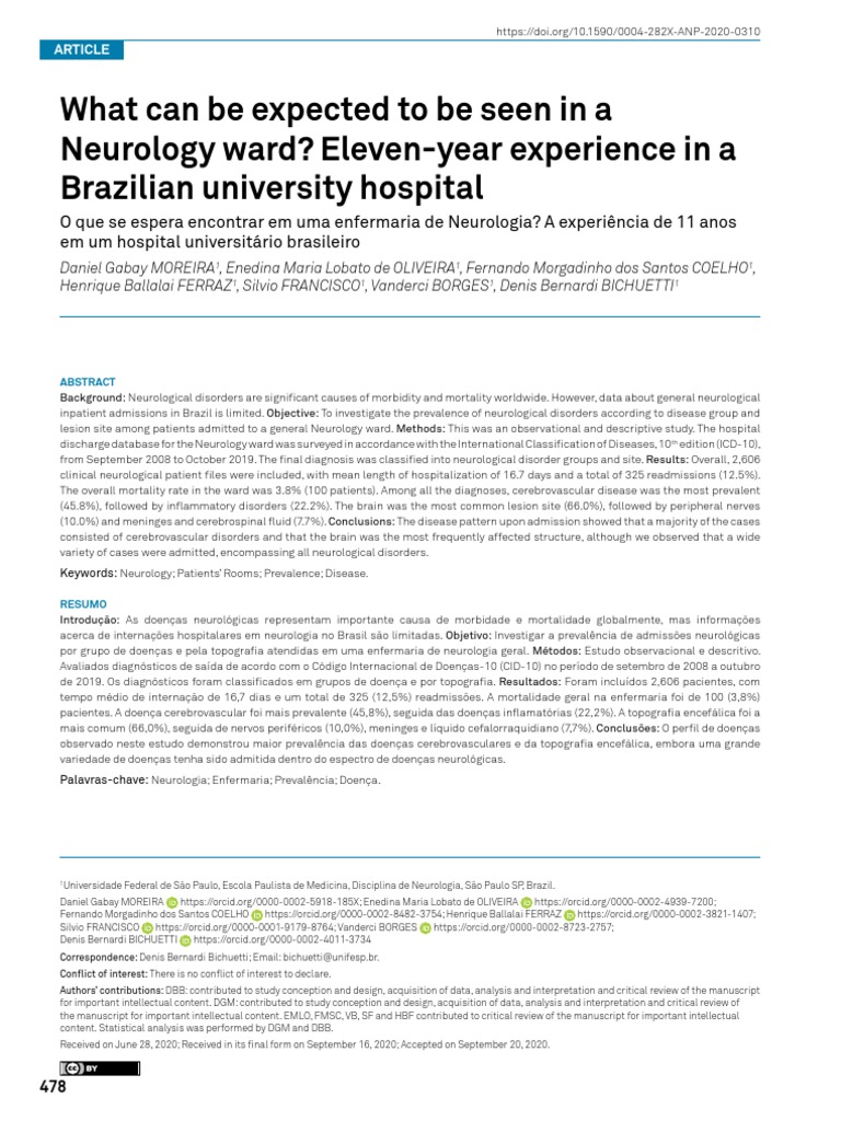 Neurology Ward | PDF | Neurology | Patient
