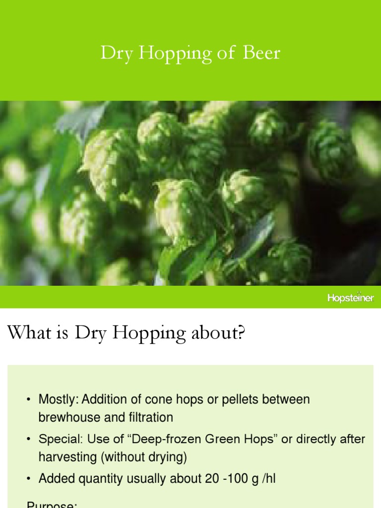 Dry Hopping | PDF | Hops | Brewing