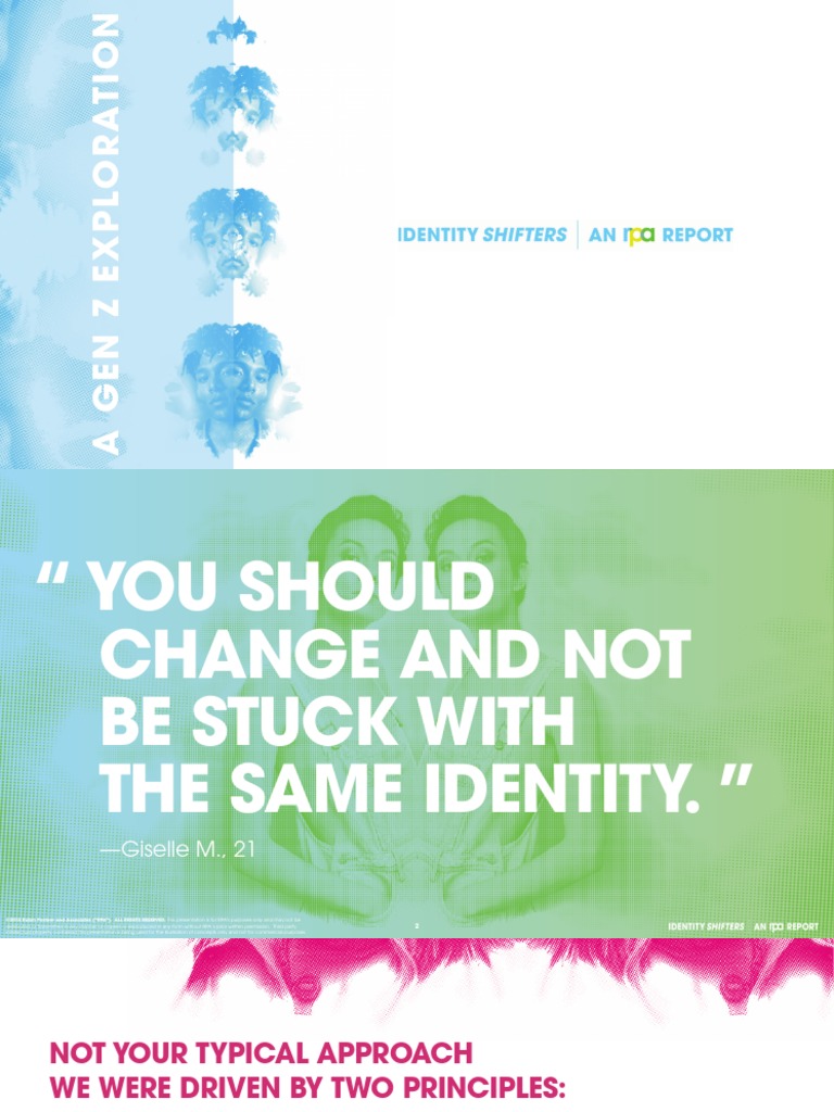 Identity Shifters An RPA Report | PDF | Adolescence | Identity (Social ...