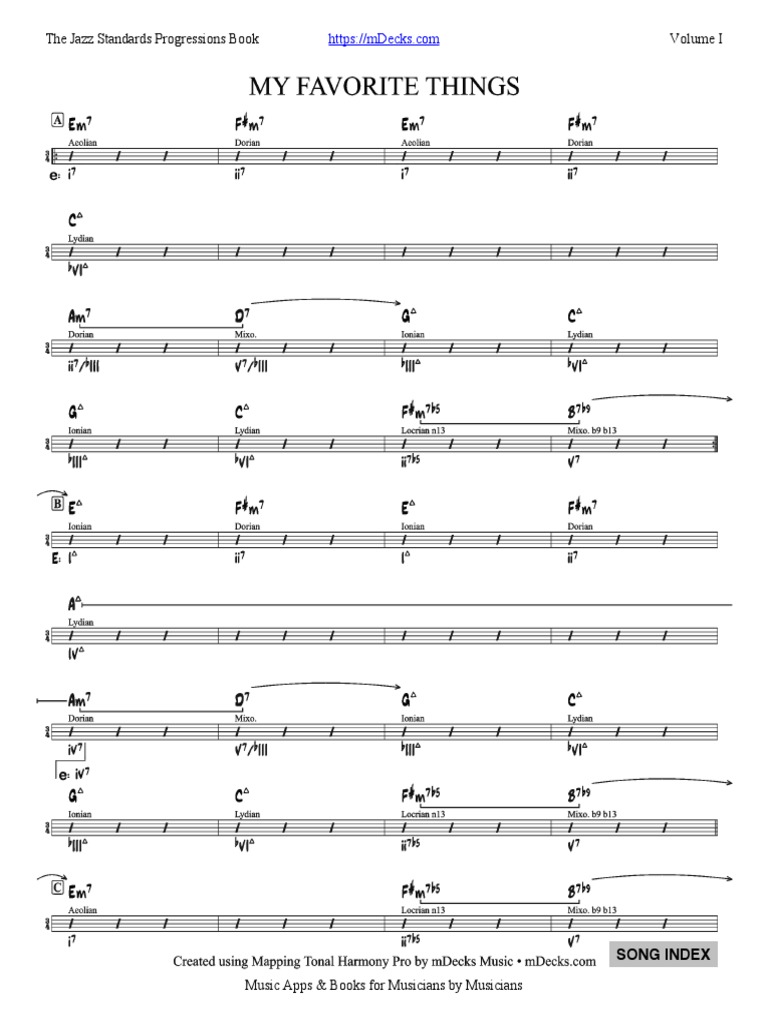 My Favorite Things Analisis | PDF | Pitch (Music) | Melody