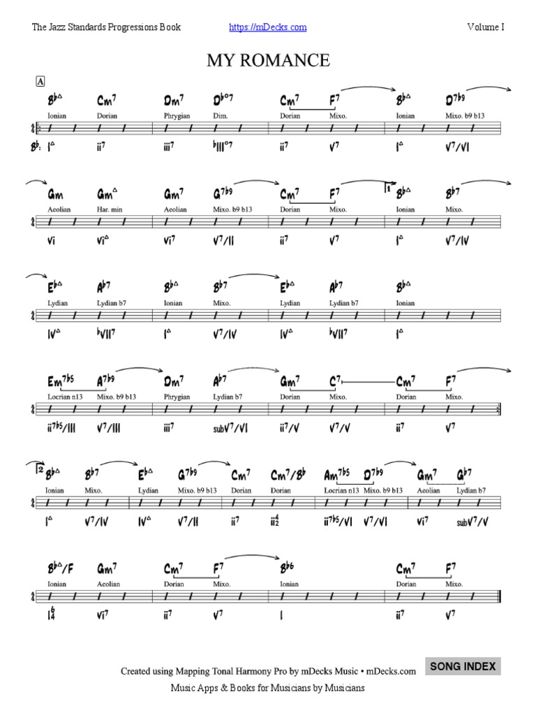 The Jazz Standards Progressions Book - Volume I: An Extensive ...