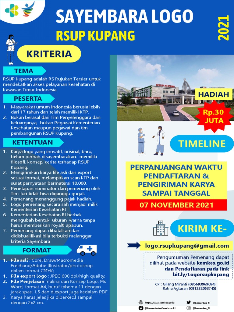 #2 - Pengumuman Perpanjangan Waktu Sayembara Logo Rsup Kupang | PDF ...