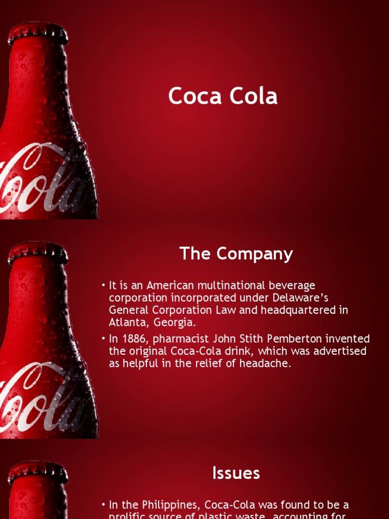 Coca Cola | PDF | Coca Cola | Natural Environment