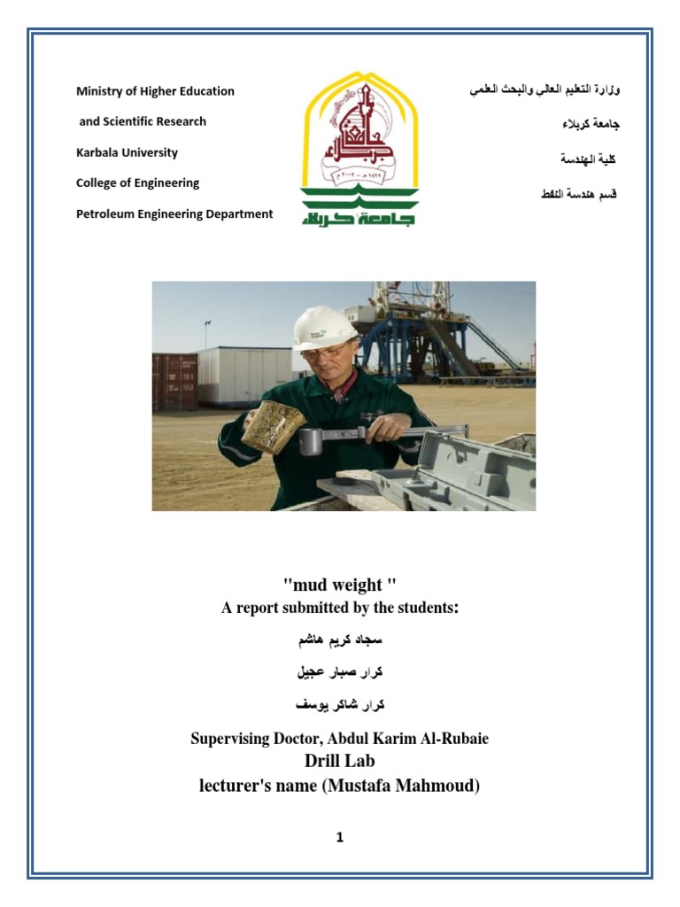 Mud Weight | PDF | Density | Pressure