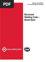 AWS D1.4 - Structural Welding Code Reinforcing Steel | PDF