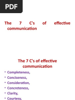 7 Cs of Communication | PDF | Communication | Human Communication