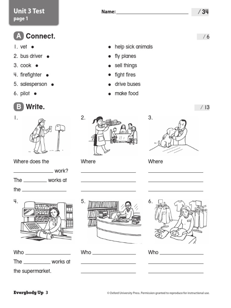 Connect.: Unit 3 Test | PDF