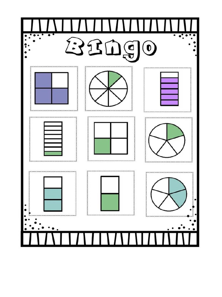 Bingo Fracciones | PDF