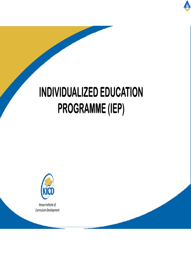 Individualized Education Programme (Iep) | PDF | Individualized Education Program | Applied ...