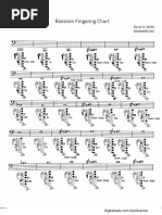 Fingering Chart - Bass Clarinet | PDF