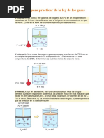 Ley de Charles - Ejercicios resueltos 【 Paso a Paso 】 - Fisimat | PDF | Celsius | Gases