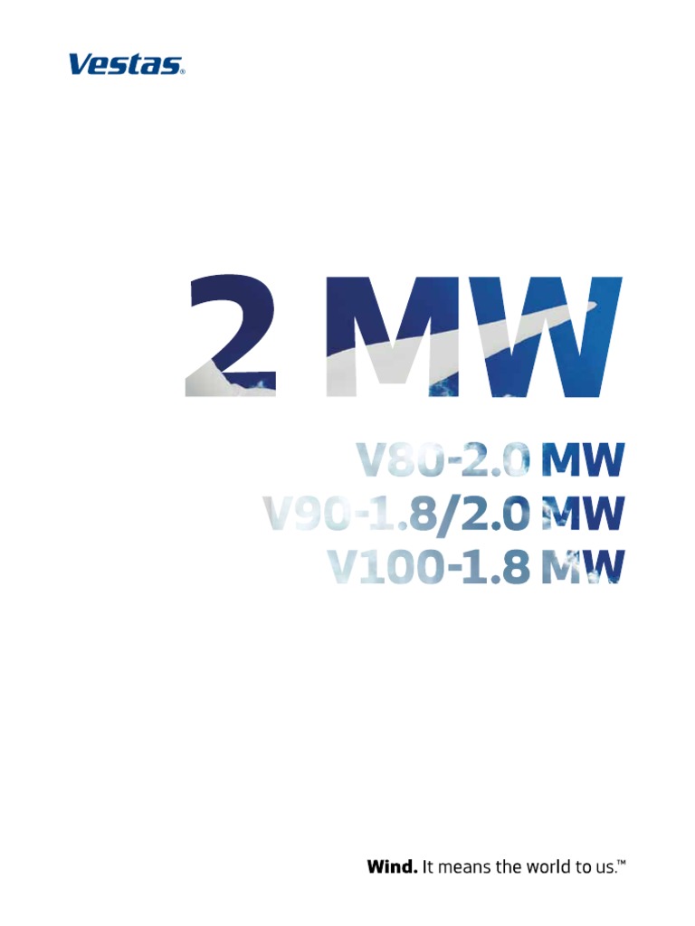 Vestas V90-2MW | PDF | Wind Turbine