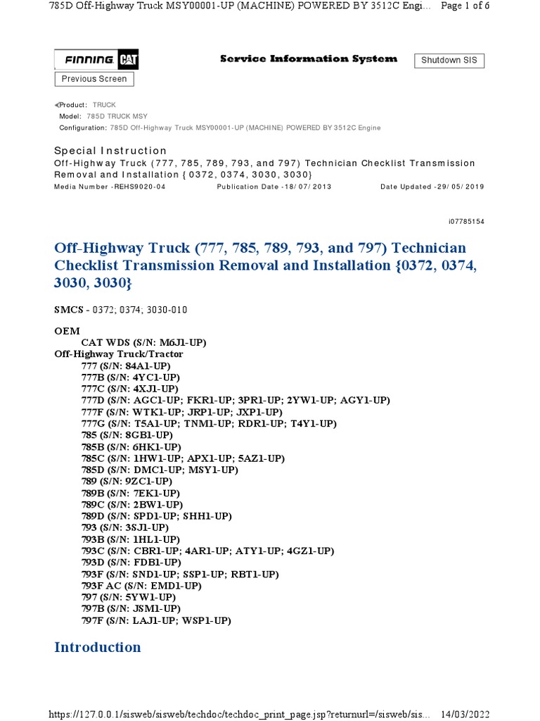Https 127.0.0.1 Sisweb Sisweb Techdoc Techdoc Print Page R&I | PDF ...