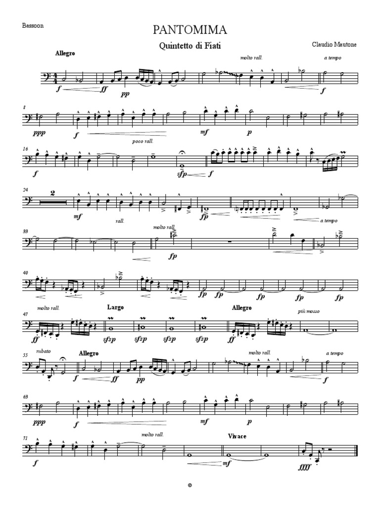 Pantomima Partitura Parti | PDF | Poética | Notación