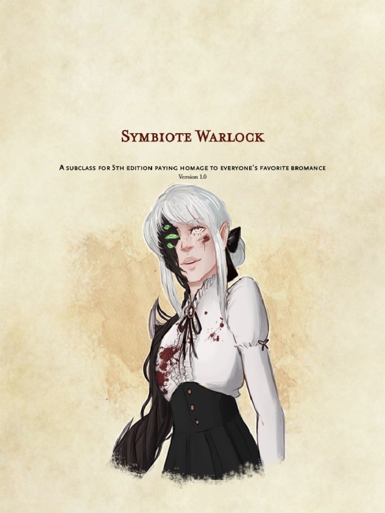 Symbiote Warlock | PDF | Fantasy Role Playing Games | Gary Gygax Games