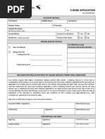 A4 ATM Debit Card Form | PDF | Debit Card | Computing