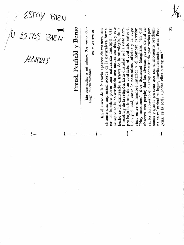 LT 1 Yo Estoy Bien, Tu Estas Bien | PDF