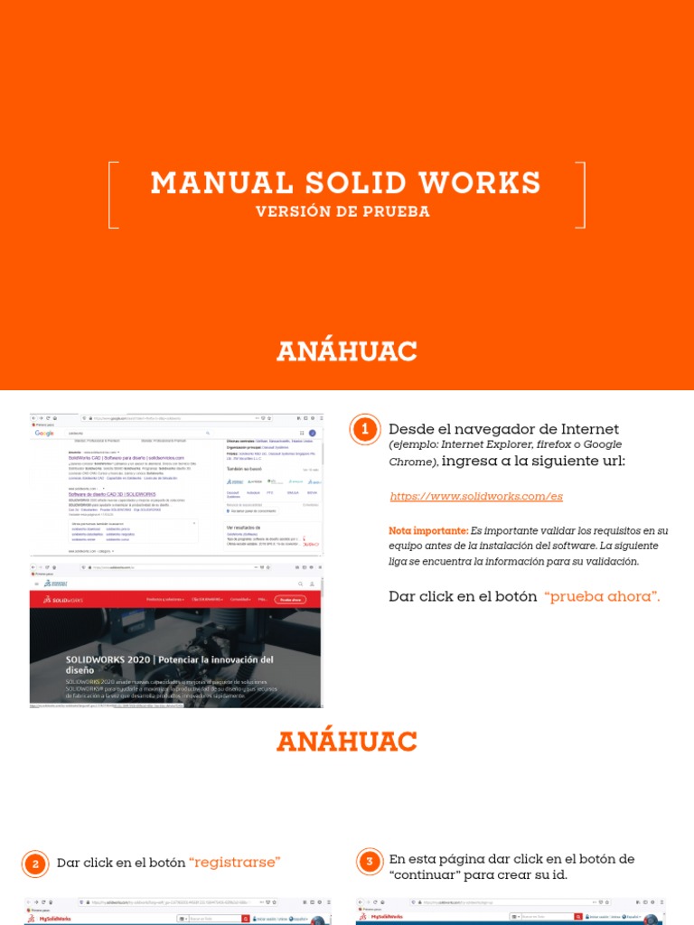 Guía de Instalación SolidWorks Trial | PDF | Crecimiento personal y ...