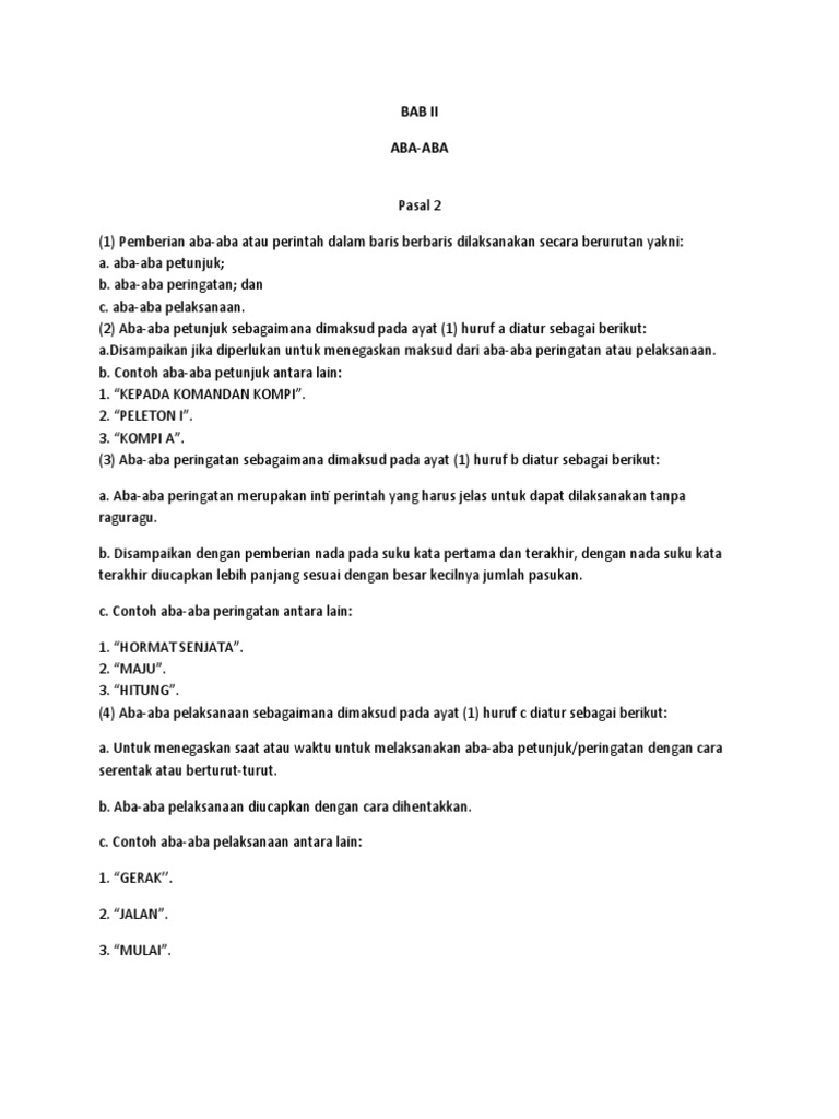 Materi Perpang TNI No.58 Tahun 2018 | PDF