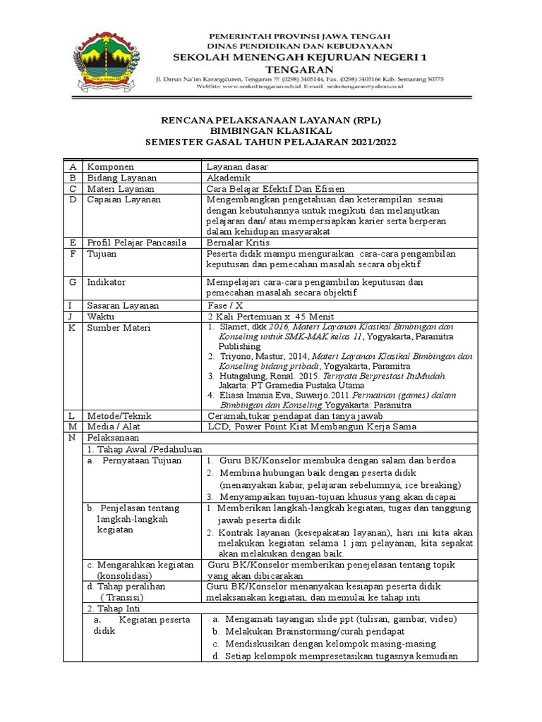 RPL Cara Belajar Efektif Dan Efisien | PDF | Karier & Perkembangan