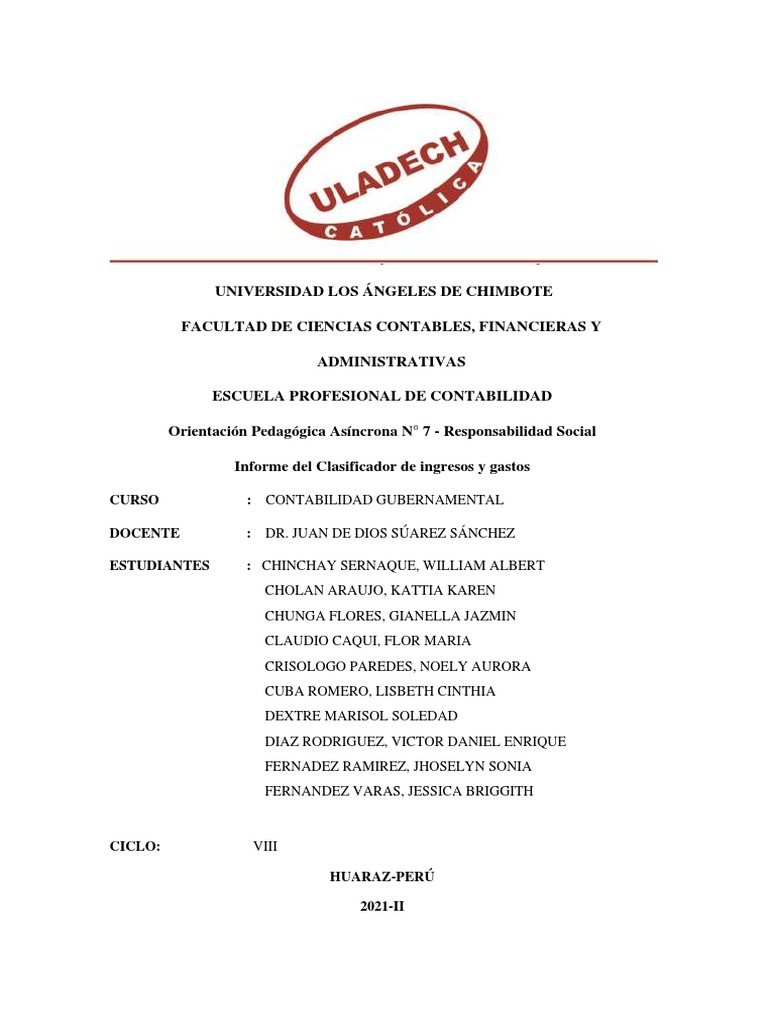 Orientación Pedagogica Asincrona #7 - Responsabilidad Social | PDF | Presupuesto | Economias