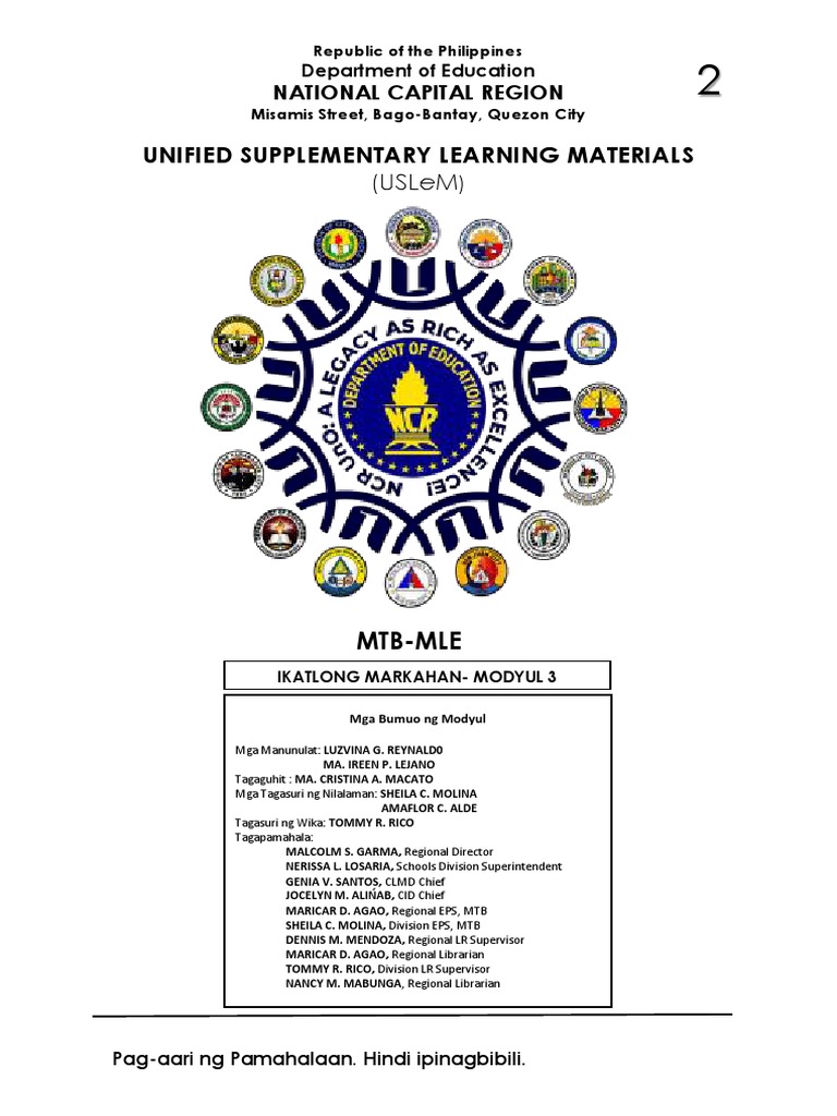 MTB 2 Q3 Week 3 | PDF