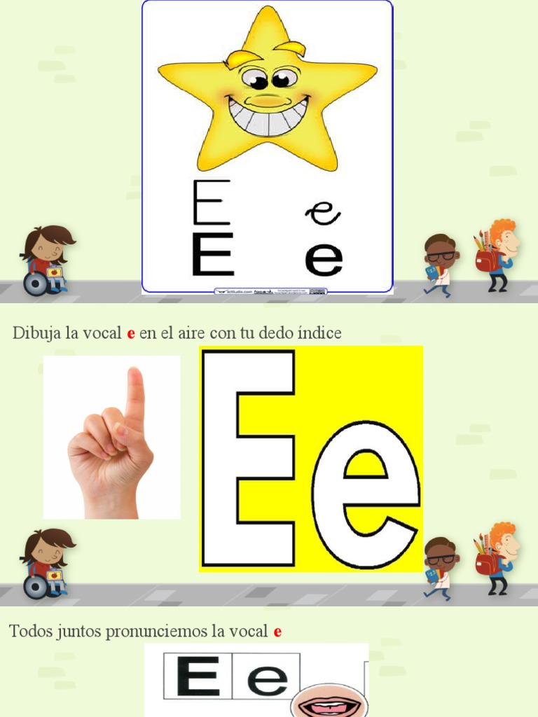 Vocal e | PDF | Estudios de idiomas extranjeros | Arte