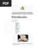 Corificación: Conservación Cadavérica | PDF | Descomposición | Química