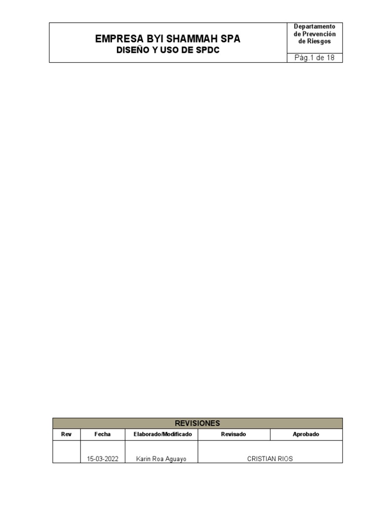 Diseño y Uso de SPDC | PDF | Diseño