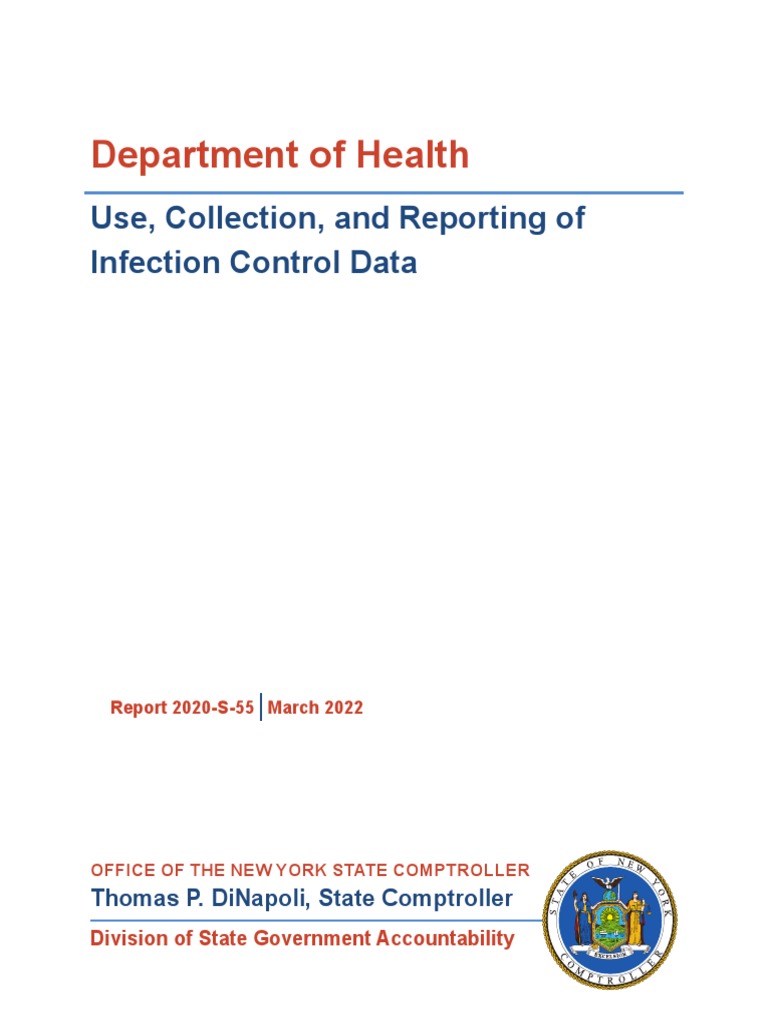 Department of Health - Use, Collection, and Reporting of Infection ...