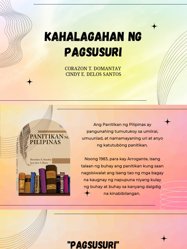 KAHALAGAHAN-NG-PAGSUSURI-1 | PDF