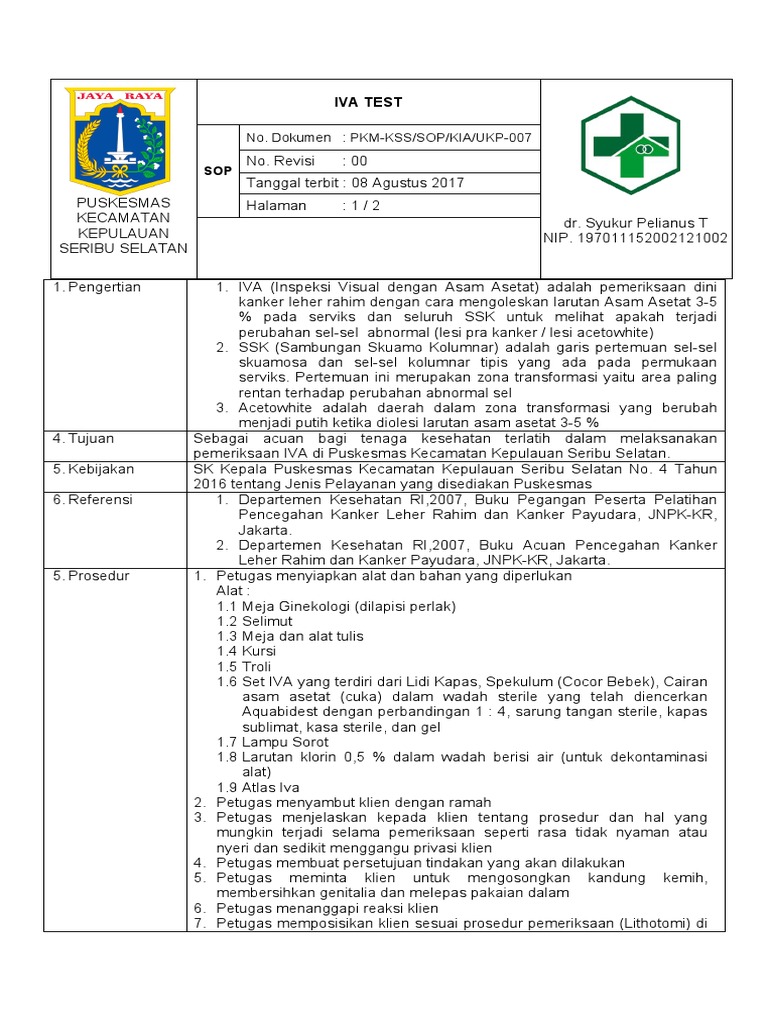 Sop Iva Test Fixed | PDF